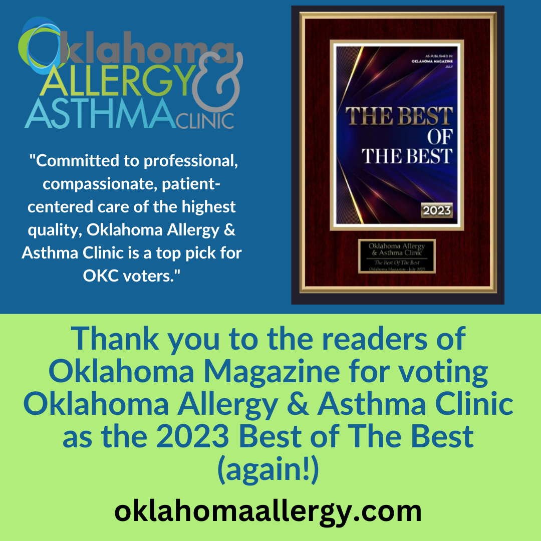 OAAC Named Best of the Best by Oklahoma Magazine | Oklahoma Allergy and ...